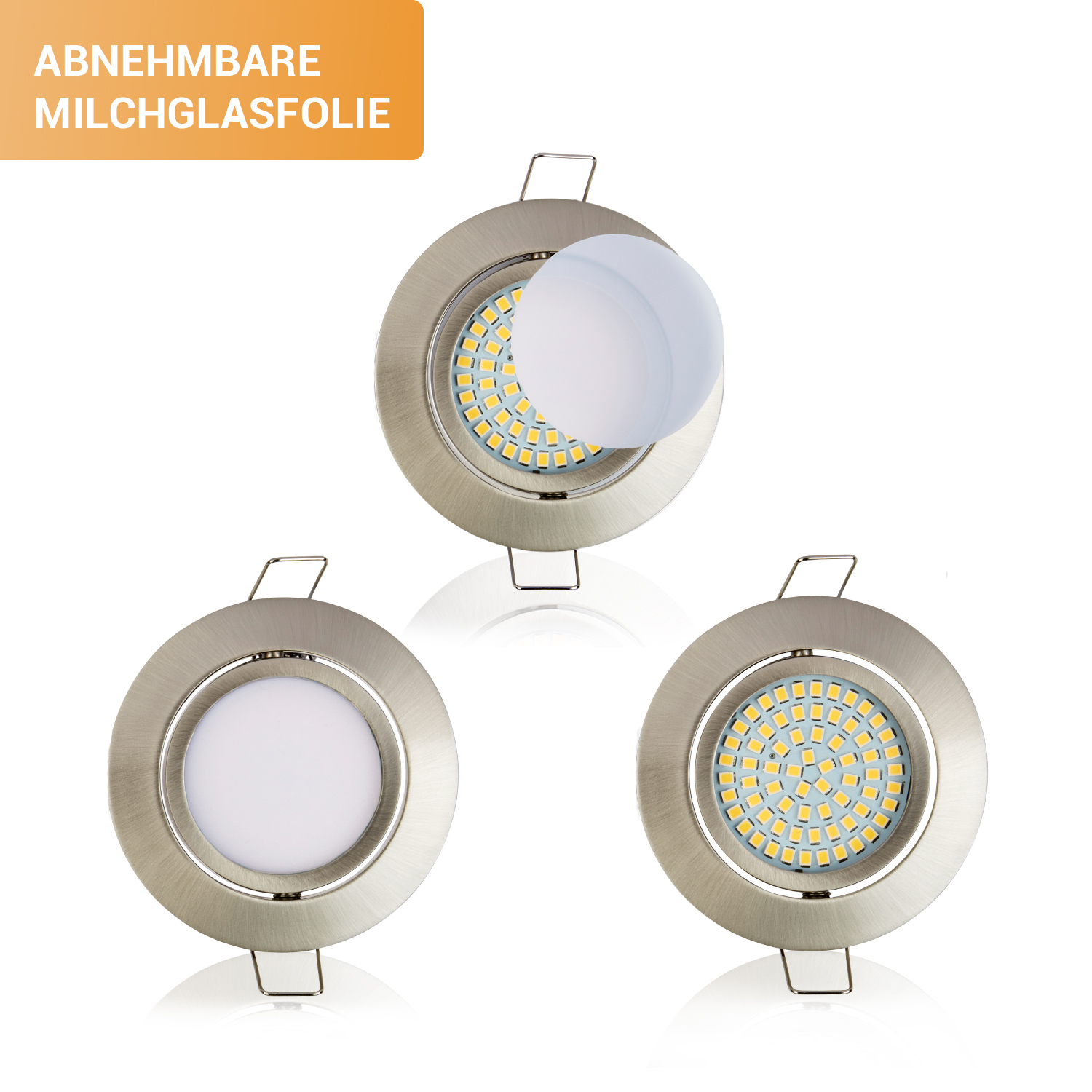 Matt Diffusor 3er Pack - TEVEA LED Beleuchtung